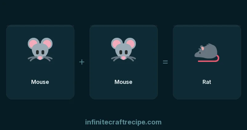 How to make 🐀 Rat in Infinite Craft - Rat recipe