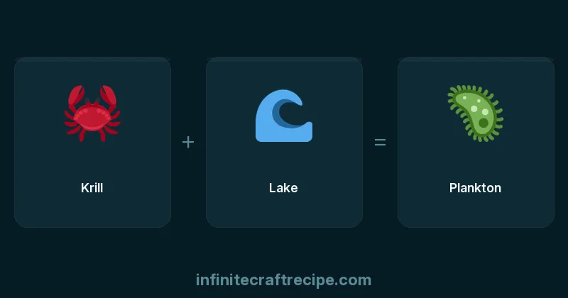 How to make 🦠 Plankton in Infinite Craft - Plankton recipe