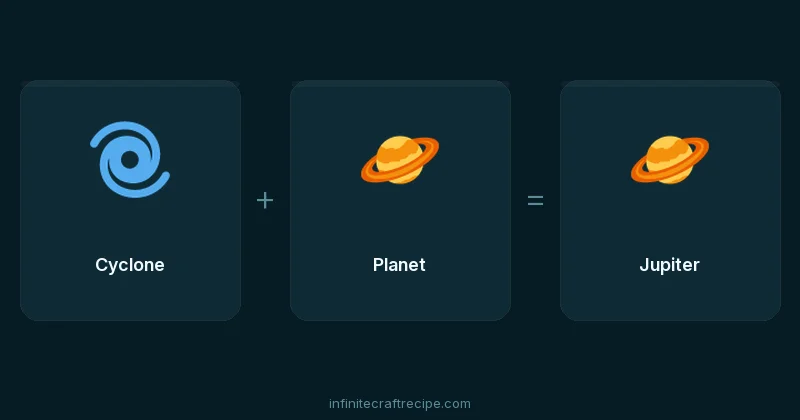 How to make 🪐 Jupiter in Infinite Craft - Jupiter recipe