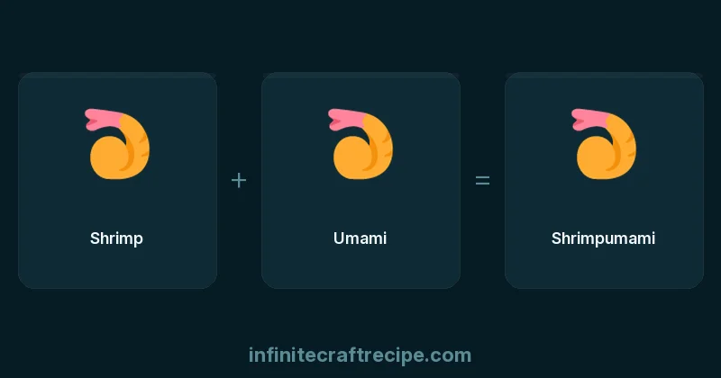 How to make 🍤 Shrimpumami in Infinite Craft - Shrimpumami recipe