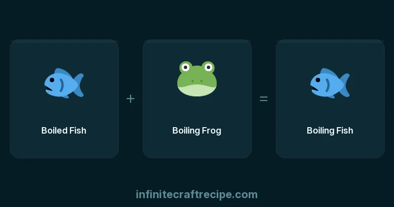 How to make 🐟 Boiling Fish in Infinite Craft - Boiling Fish recipe
