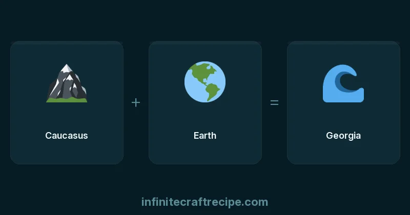 How to make 🌊 Georgia in Infinite Craft - Georgia recipe
