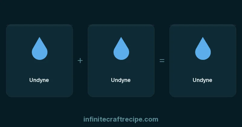 How to make 💧 Undyne in Infinite Craft - Undyne recipe