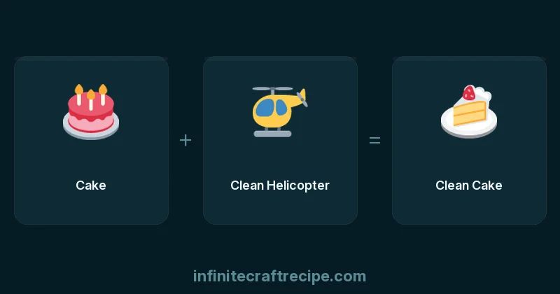 How to make 🍰 Clean Cake in Infinite Craft - Clean Cake recipe