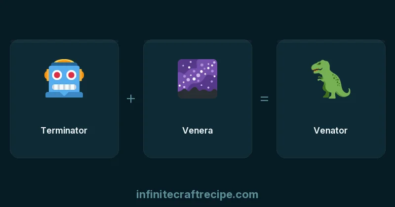 How to make 🦖 Venator in Infinite Craft - Venator recipe