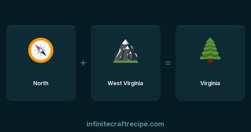 How to make 🌲 Virginia in Infinite Craft - Virginia recipe