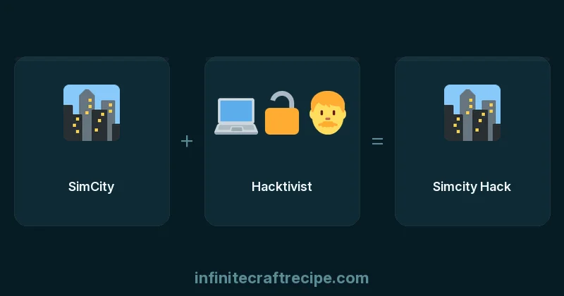How to make 🏙️ Simcity Hack in Infinite Craft - Simcity Hack recipe