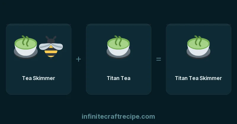 How to make 🍵 Titan Tea Skimmer in Infinite Craft - Titan Tea Skimmer ...