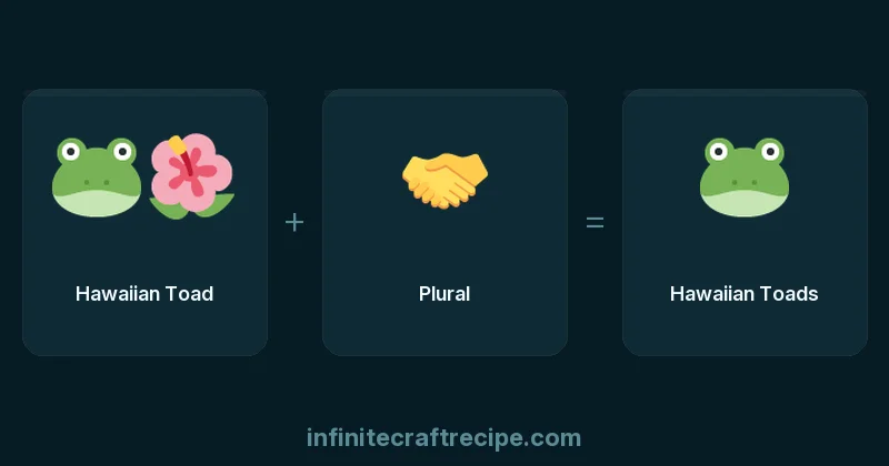 How to make 🐸 Hawaiian Toads in Infinite Craft - Hawaiian Toads recipe