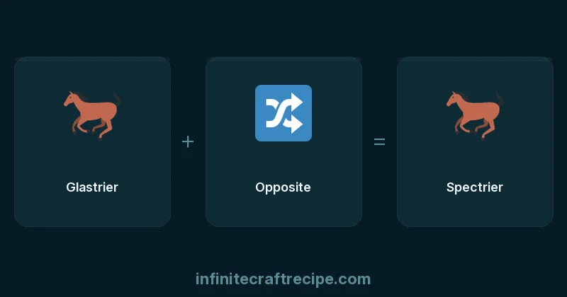 How to make 🐎 Spectrier in Infinite Craft - Spectrier recipe