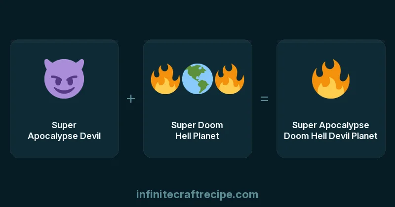 How to make 🔥 Super Apocalypse Doom Hell Devil Planet in Infinite Craft ...