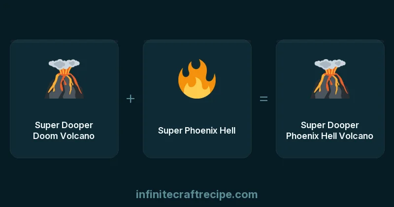 How to make 🌋 Super Dooper Phoenix Hell Volcano in Infinite Craft ...