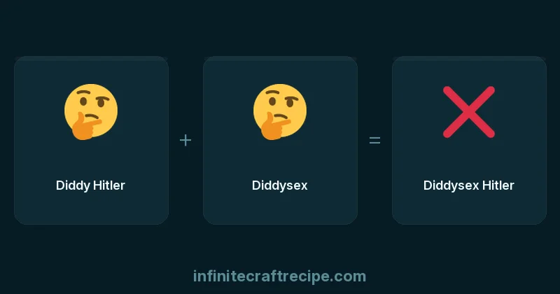 How to make Diddysex Hitler in Infinite Craft - Diddysex Hitler recipe